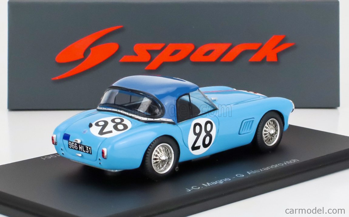 SPARK-MODEL S9496 Scale 1/43 | BRISTOL AC ACE N 28 24h LE MANS 1961 ...