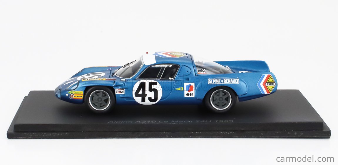 SPARK-MODEL S5694 Echelle 1/43 | ALPINE A210 TEAM ALPINE GORDINI N 45 ...