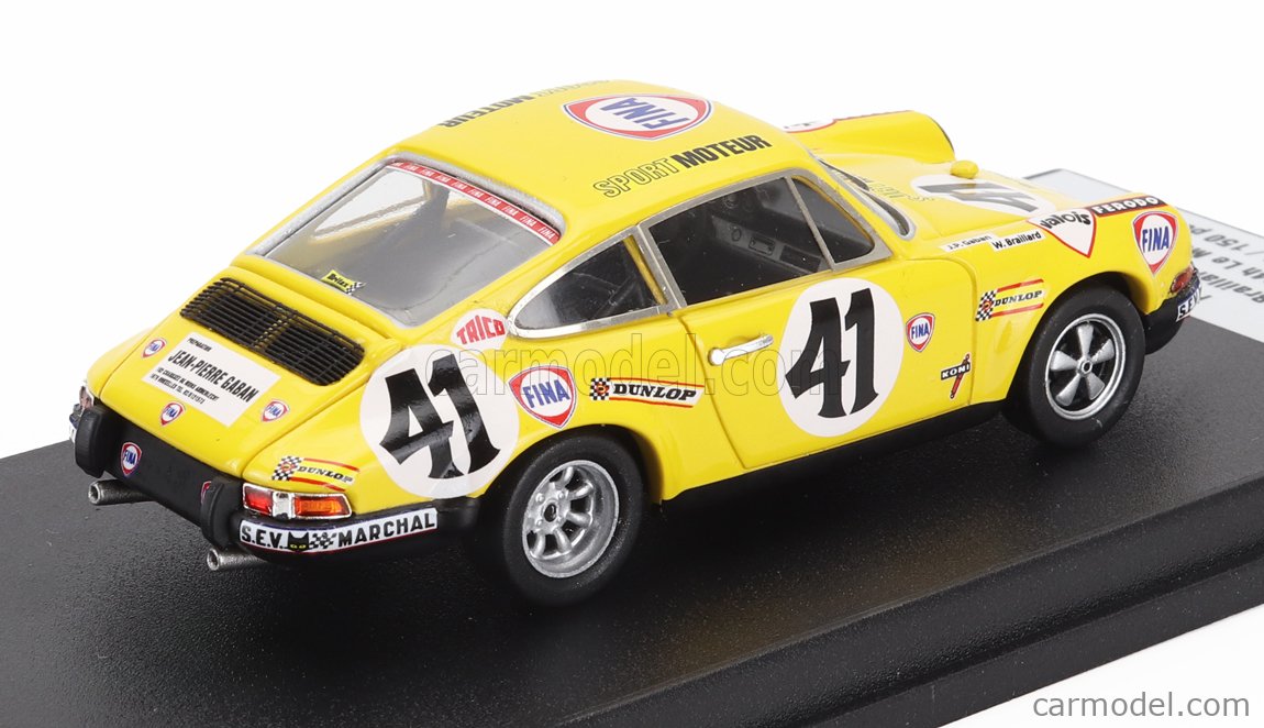 TROFEU TRFDSN227 Echelle 1/43 | PORSCHE 911S COUPE N 41 24h LE MANS 1971 WILLY BRAILLARD - JEAN ...