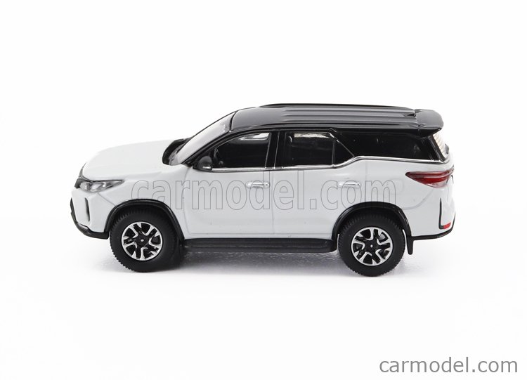 PARAGON-MODELS PA-55721 Scale 1/64 | TOYOTA FORTUNER LHD 2023 WHITE BLACK