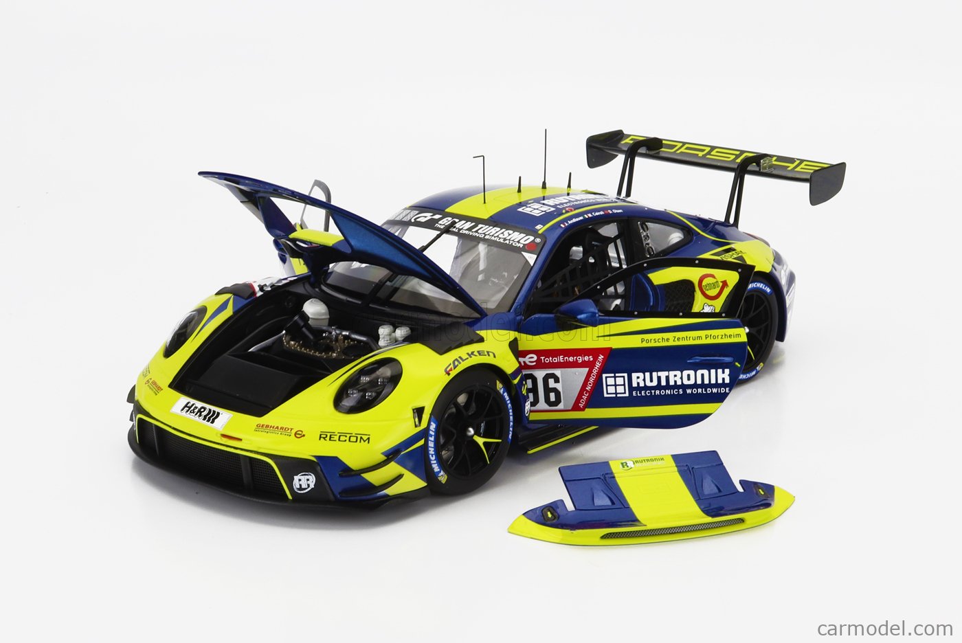 MINICHAMPS 113236996 Scale 1/18 | PORSCHE 911 992 GT3 R TEAM RUTRONIK ...