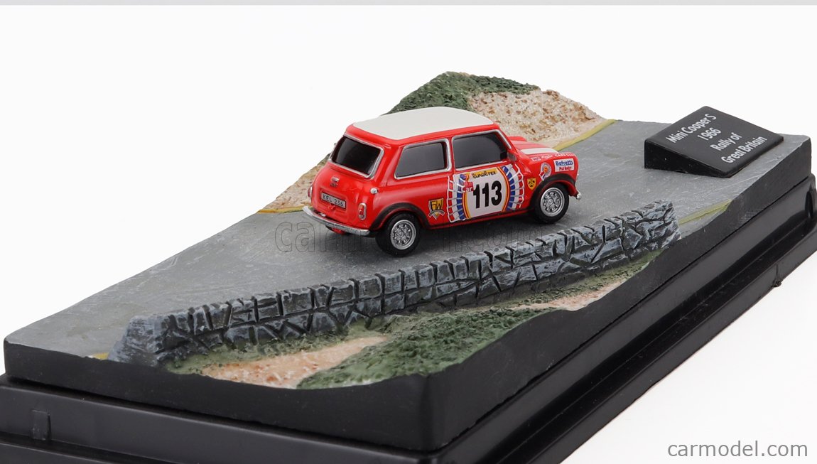 EDICOLA AADHR004 Scale 1/64 | MINI DIORAMA - COOPER S N 113 RAC RALLY ...