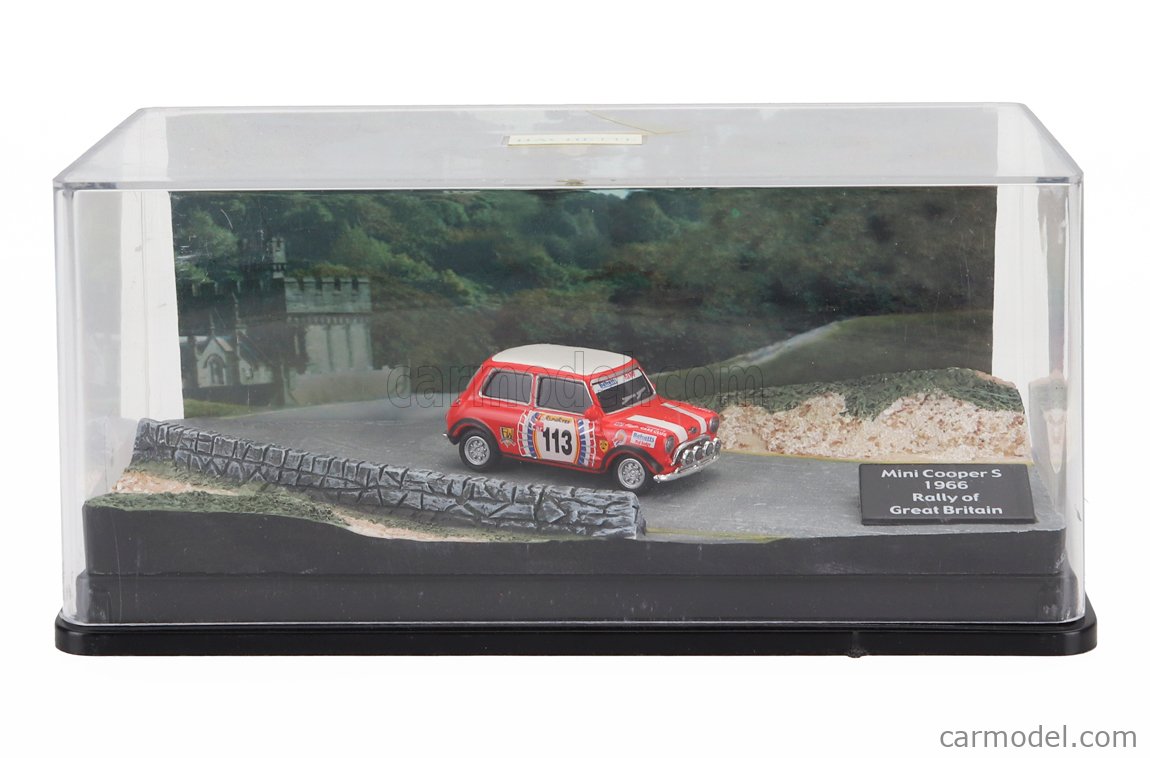 EDICOLA AADHR004 Scale 1/64 | MINI DIORAMA - COOPER S N 113 RAC RALLY ...