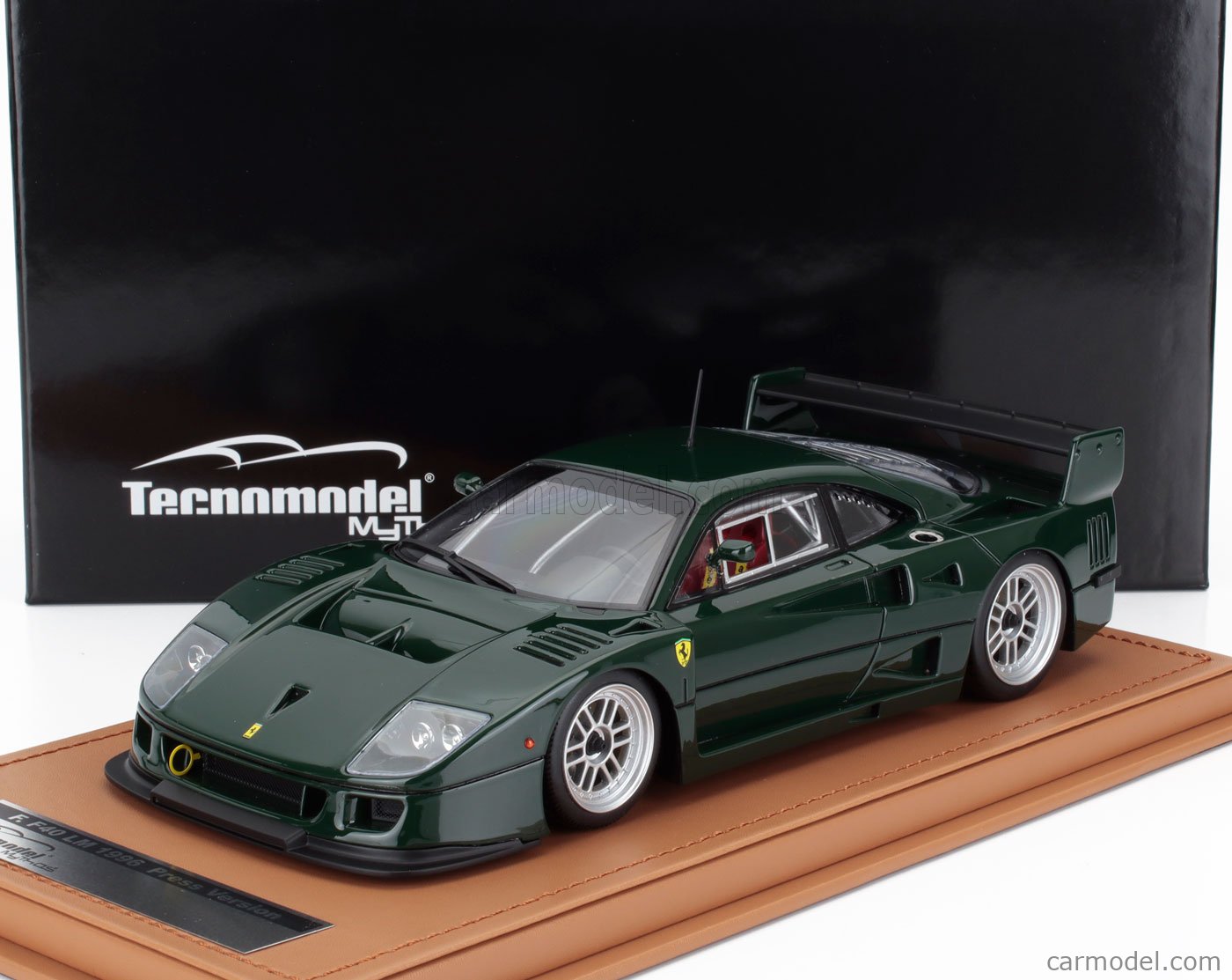TECNOMODEL TM18-410C Scale 1/18 | FERRARI F40 LM PRESS VERSION 1996 - CON VETRINA - WITH ...