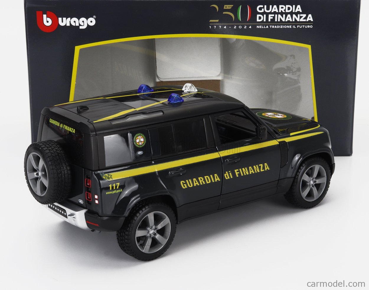 BURAGO 18-21111-GDF Масштаб 1/24 | LAND ROVER NEW DEFENDER 110 GUARDIA ...