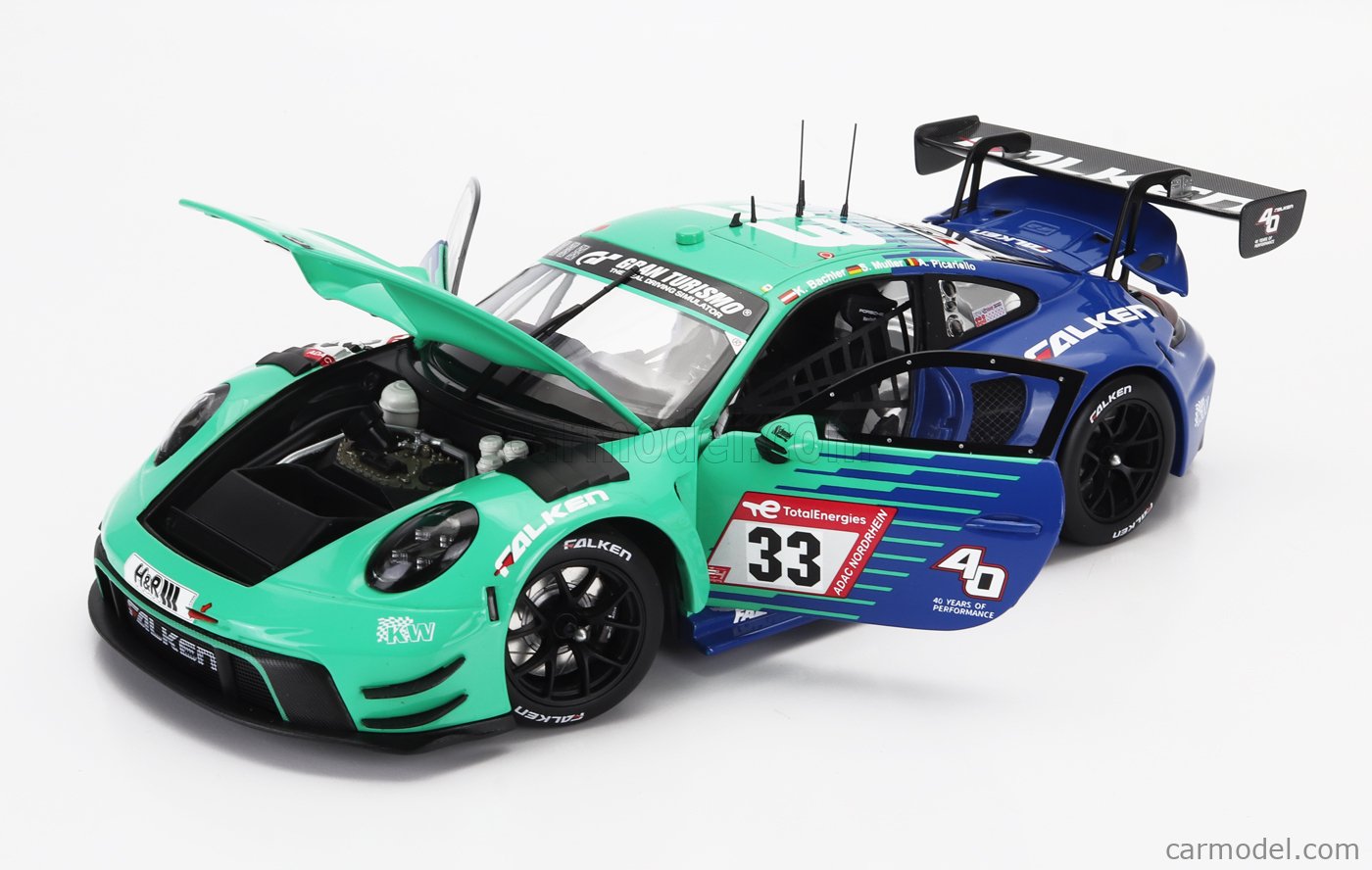 MINICHAMPS 113236333 Scale 1/18 | PORSCHE 911 992 GT3 R TEAM FALKEN ...