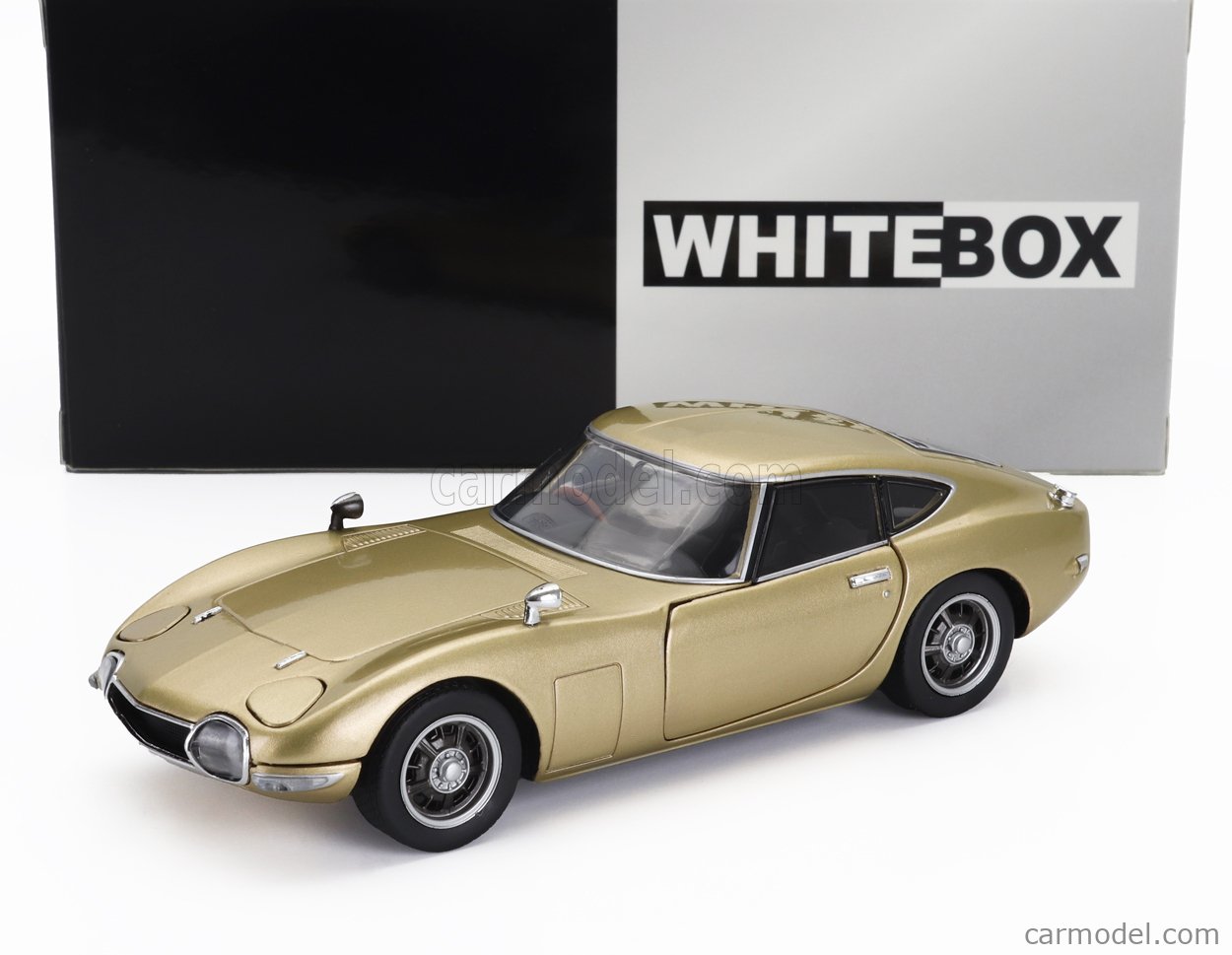 WHITEBOX WB124229 Scale 1/24 | TOYOTA 2000 GT COUPE 1967 BEIGE MET