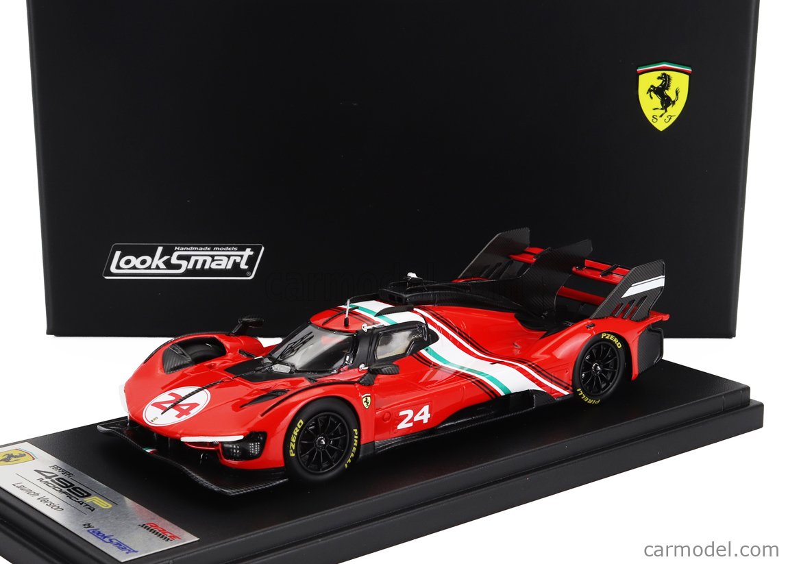 LOOKSMART LSRC182 Scale 1/43 | FERRARI 499P 3.0L TURBO V6 N 24 ...