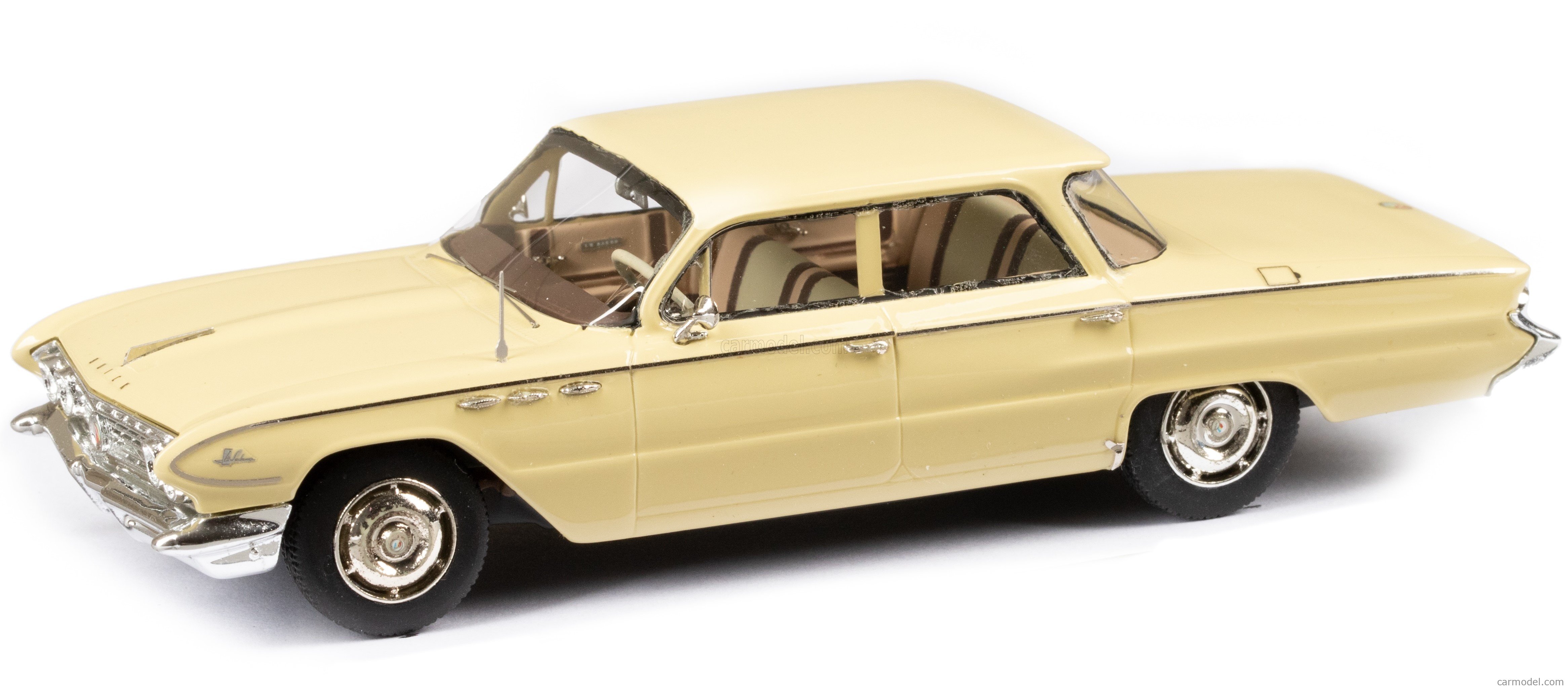 ESVAL MODEL EMUS43084G Scale 1/43 | BUICK LESABRE CUSTOM BERLINA 1961 BEIGE
