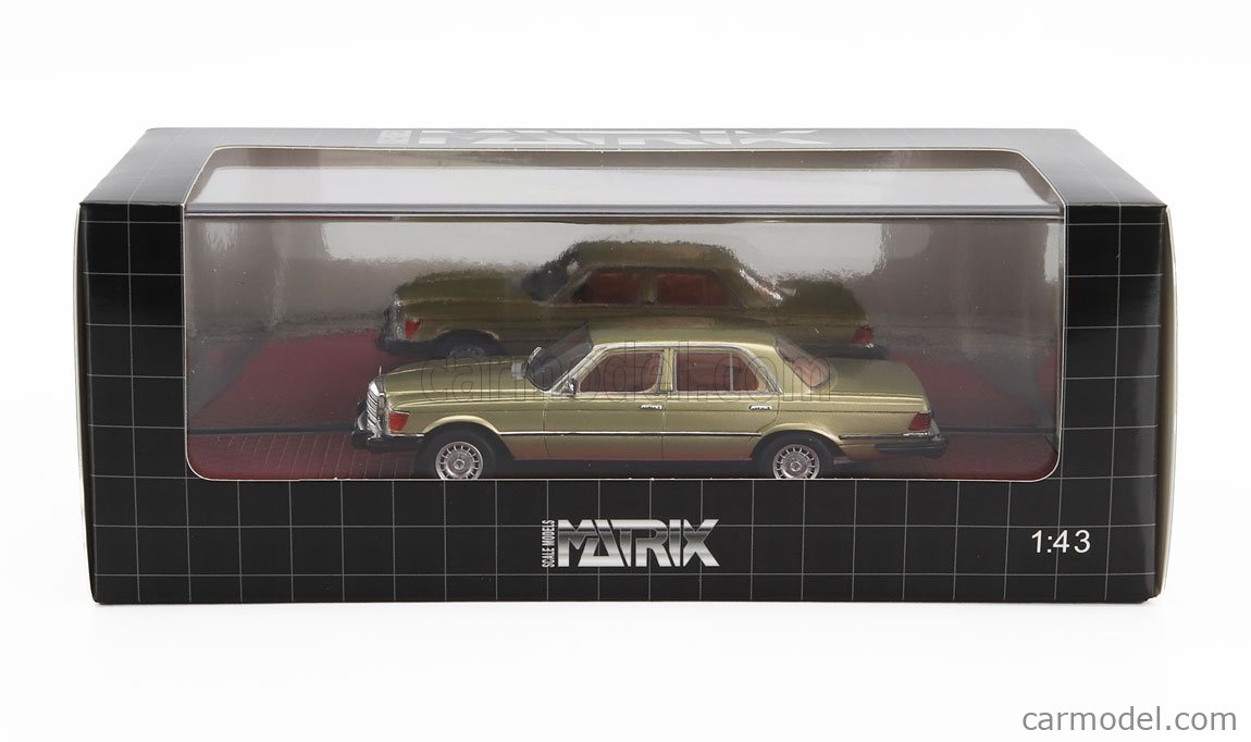 MATRIX SCALE MODELS MX11302-222 Escala 1/43 | MERCEDES BENZ S-CLASS 300SD TURBODIESEL (W116) USA ...