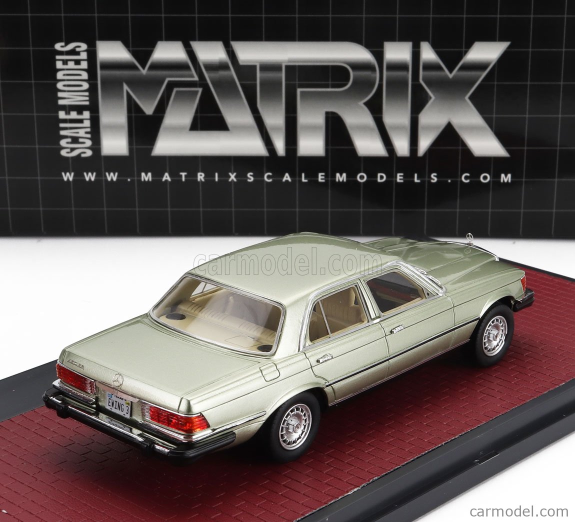 MATRIX SCALE MODELS MX11302-221 Scala 1/43 | MERCEDES BENZ S-CLASS 450SE (W116) USA VERSION 1977 ...