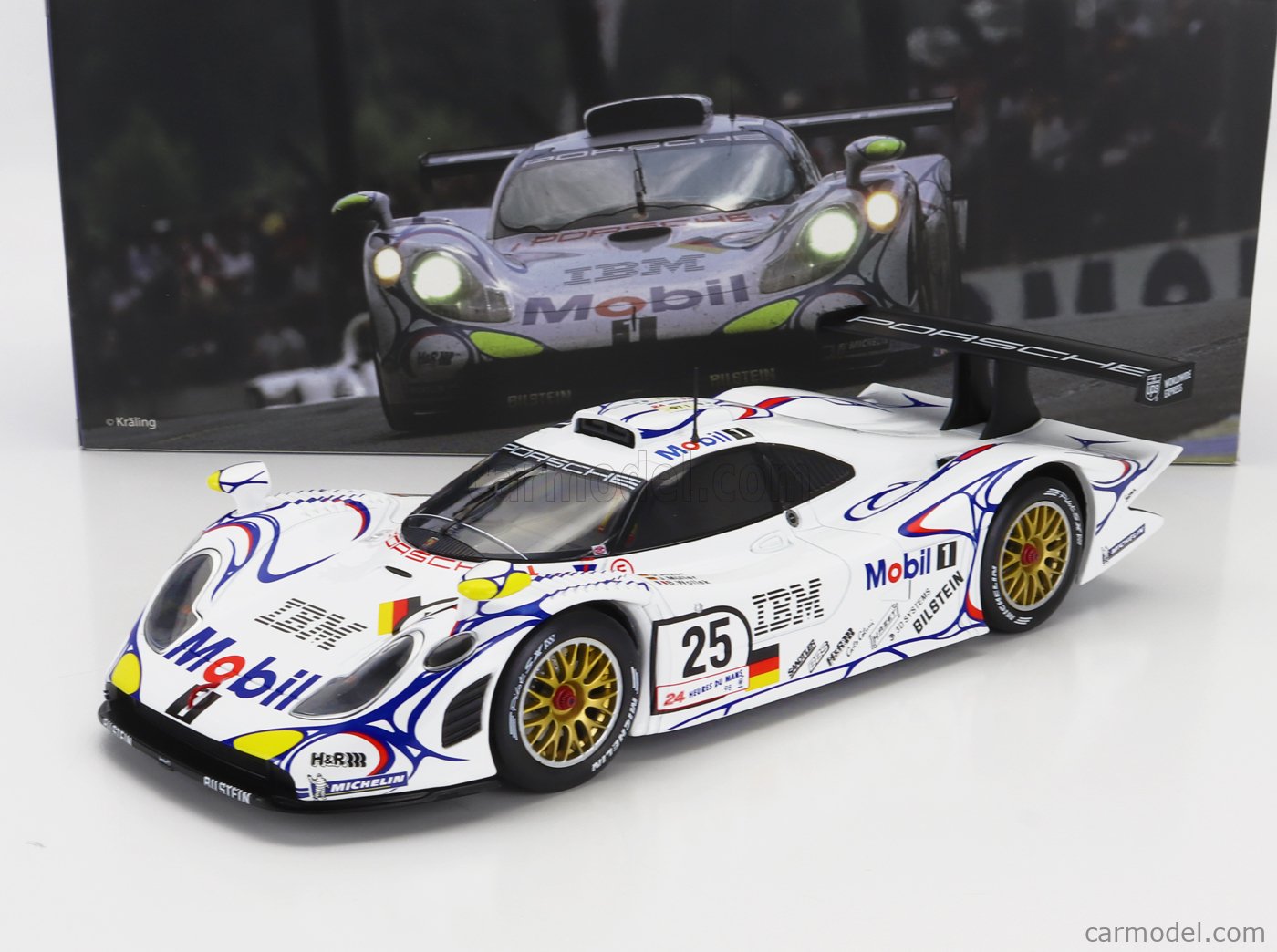 WERK83 W18029002 Scale 1/18 | PORSCHE 911 GT1-98 3.2L TURBO TEAM ...