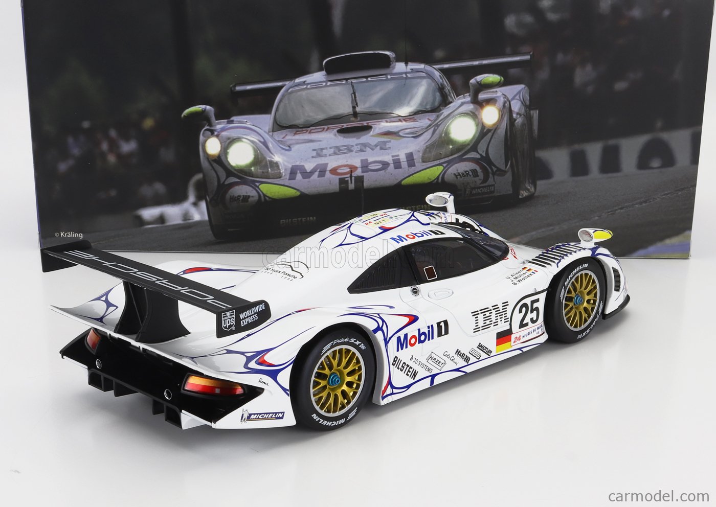 WERK83 W18029002 Scale 1/18 | PORSCHE 911 GT1-98 3.2L TURBO TEAM ...