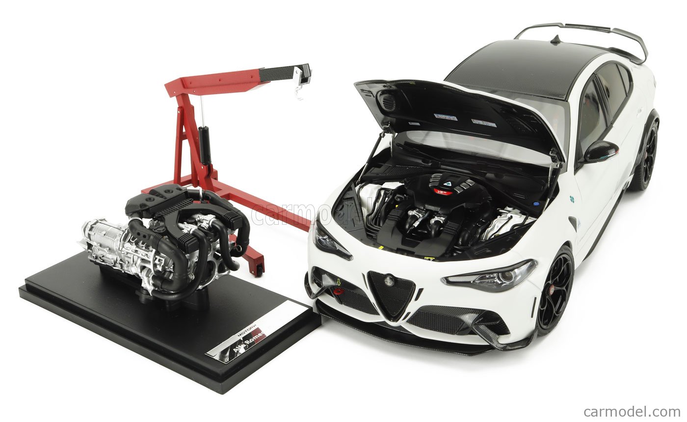 MOTORHELIX M89006 Echelle 1/18 | ALFA ROMEO GIULIA GTAm WITH ENGINE AND ...