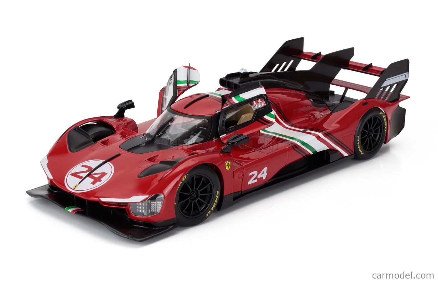 BURAGO 18-16302-24 Scale 1/18 | FERRARI 499P 3.0L TURBO V6 N 24 ...