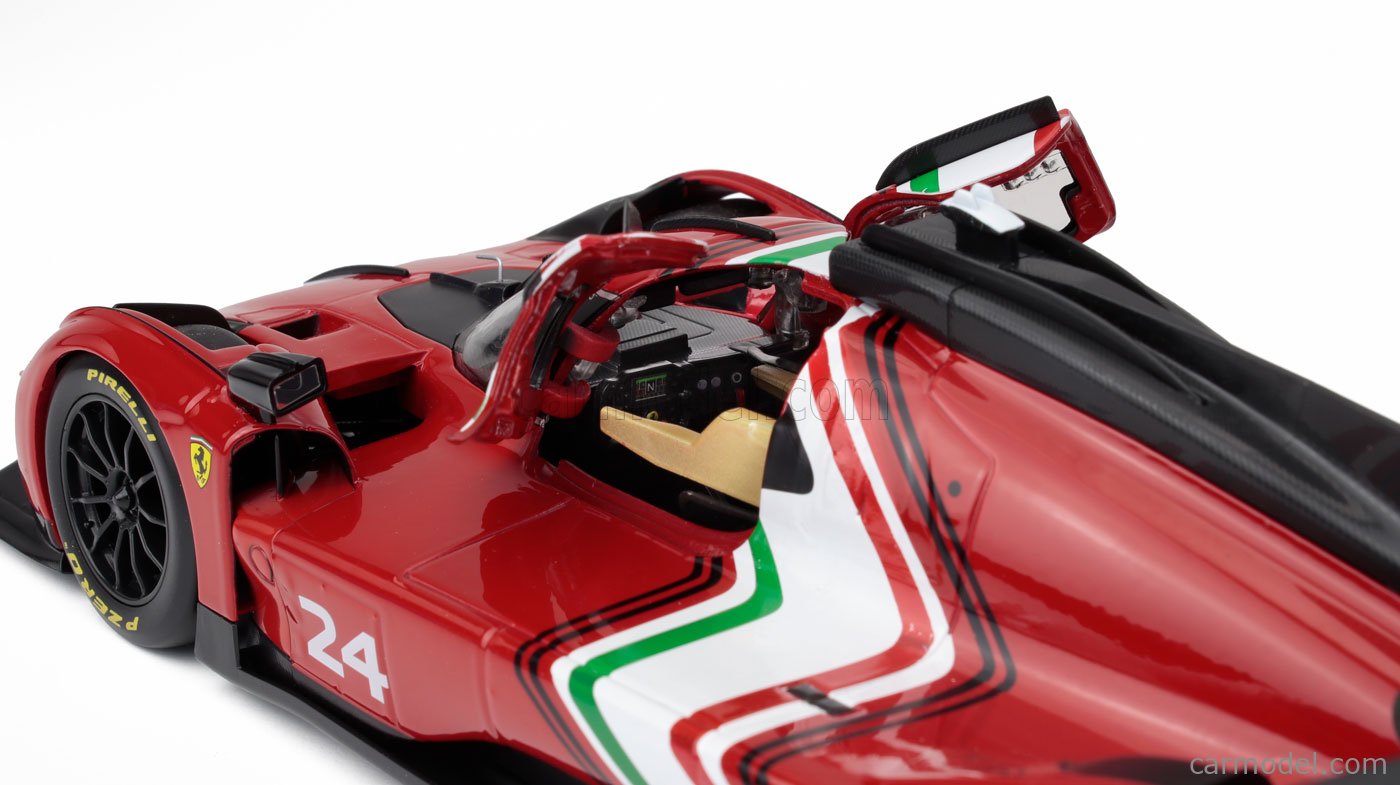 BURAGO 18-16302-24 Scale 1/18 | FERRARI 499P 3.0L TURBO V6 N 24 ...