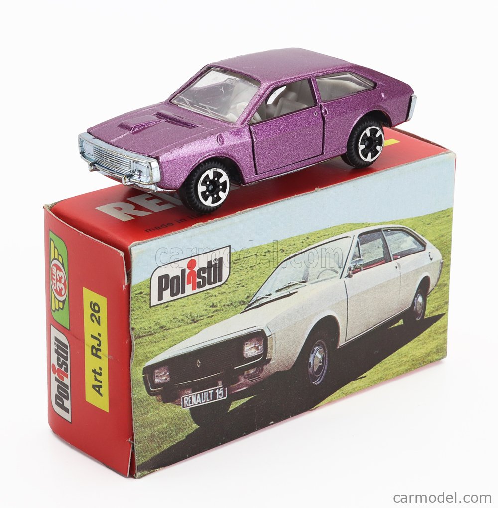 POLITOYS POLISTIL RJ26 Scale 1/55 | RENAULT R15TL LILLA MET