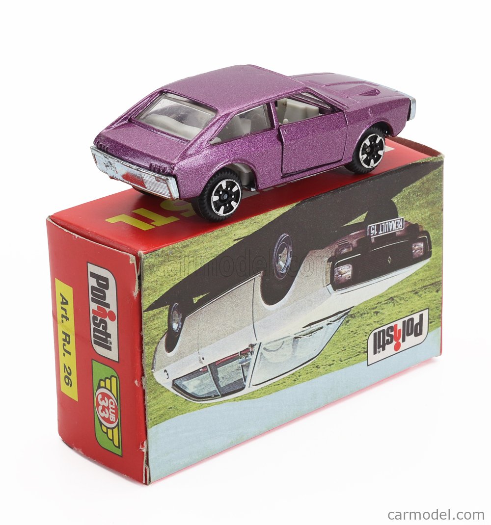 POLITOYS POLISTIL RJ26 Scale 1/55 | RENAULT R15TL LILLA MET