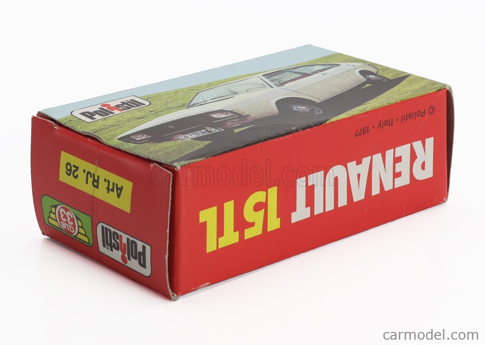 POLITOYS POLISTIL RJ26 Scale 1/55 | RENAULT R15TL LILLA MET