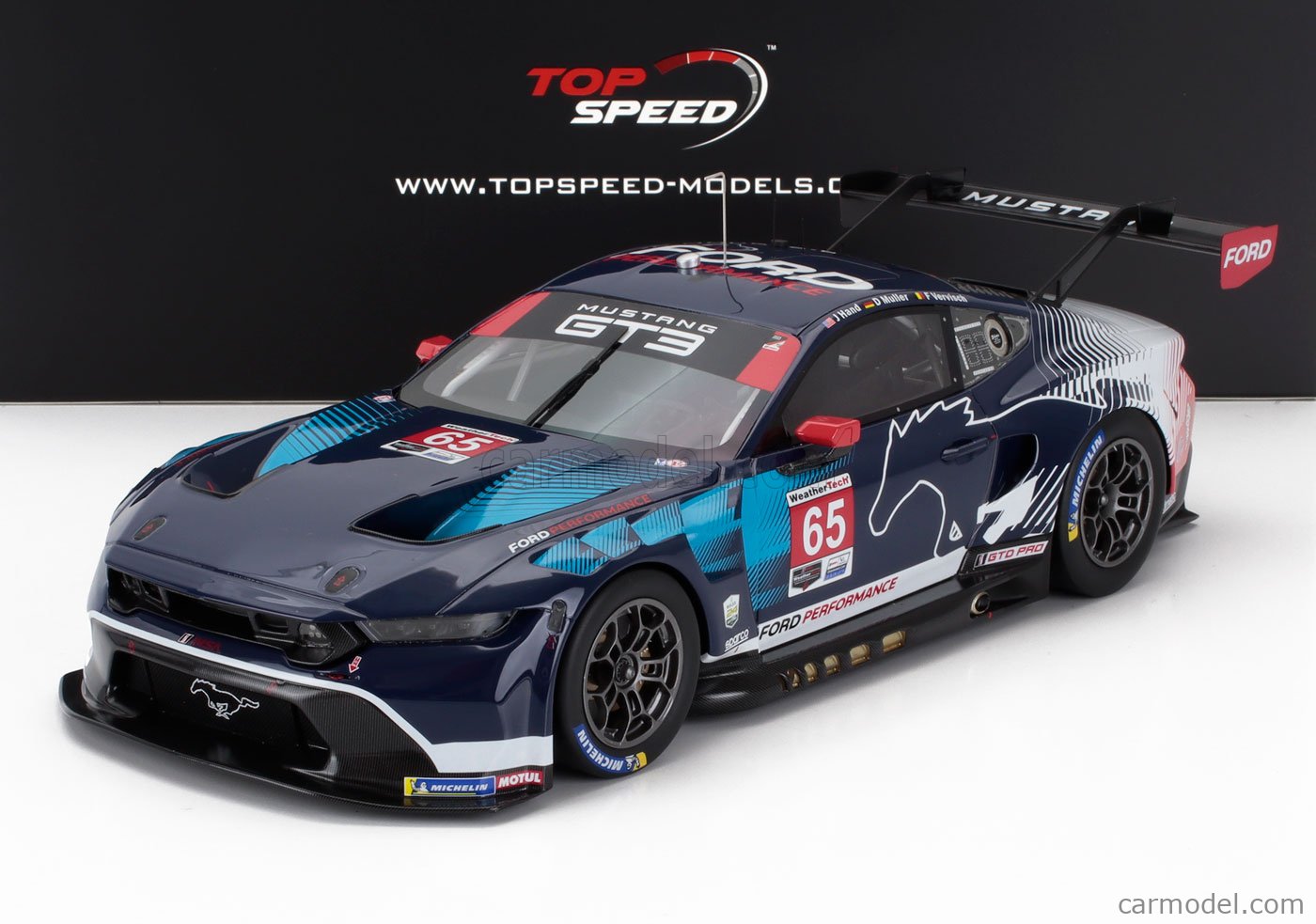 TRUESCALE TS0574 Scale 1/18 | FORD USA MUSTANG GT3 5.4L V8 TEAM ...