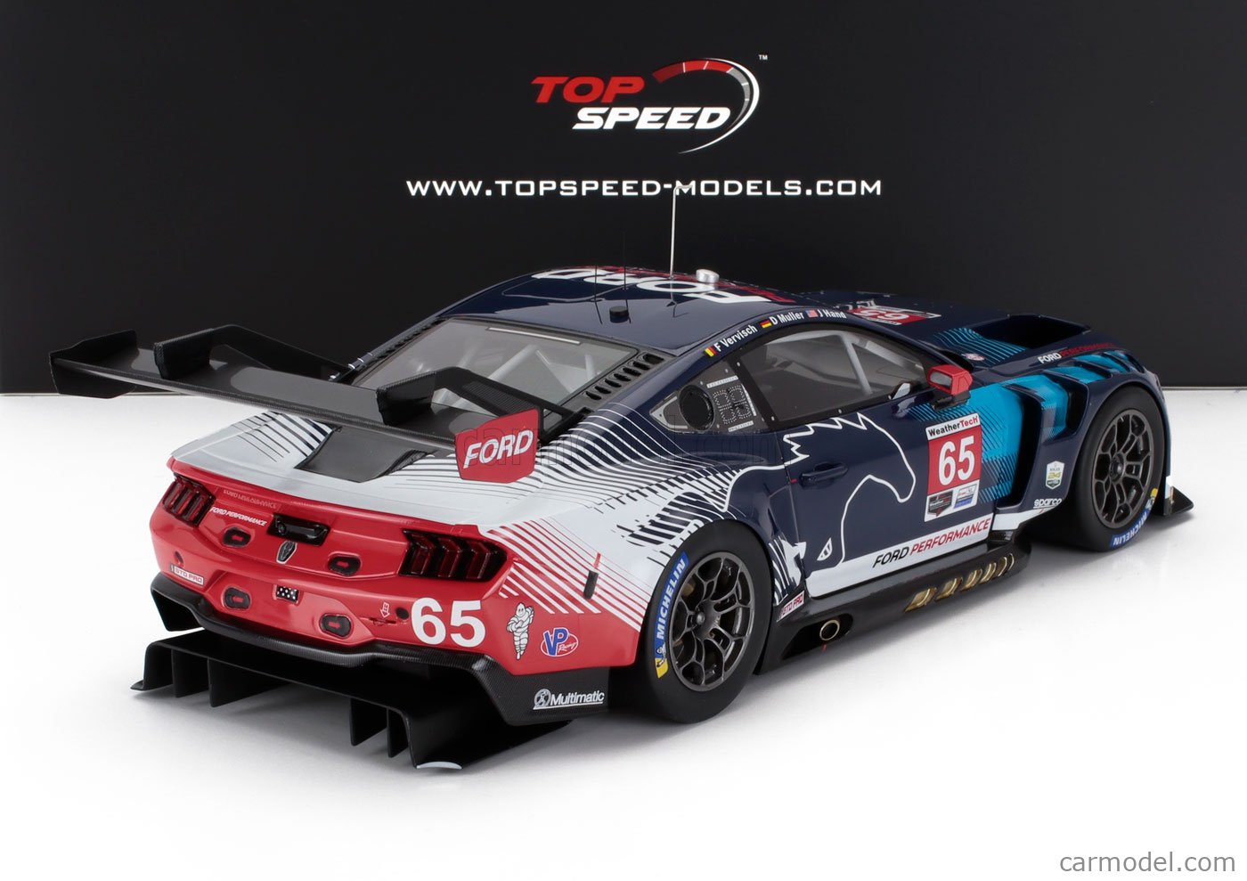 TRUESCALE TS0574 Scale 1/18 | FORD USA MUSTANG GT3 5.4L V8 TEAM ...