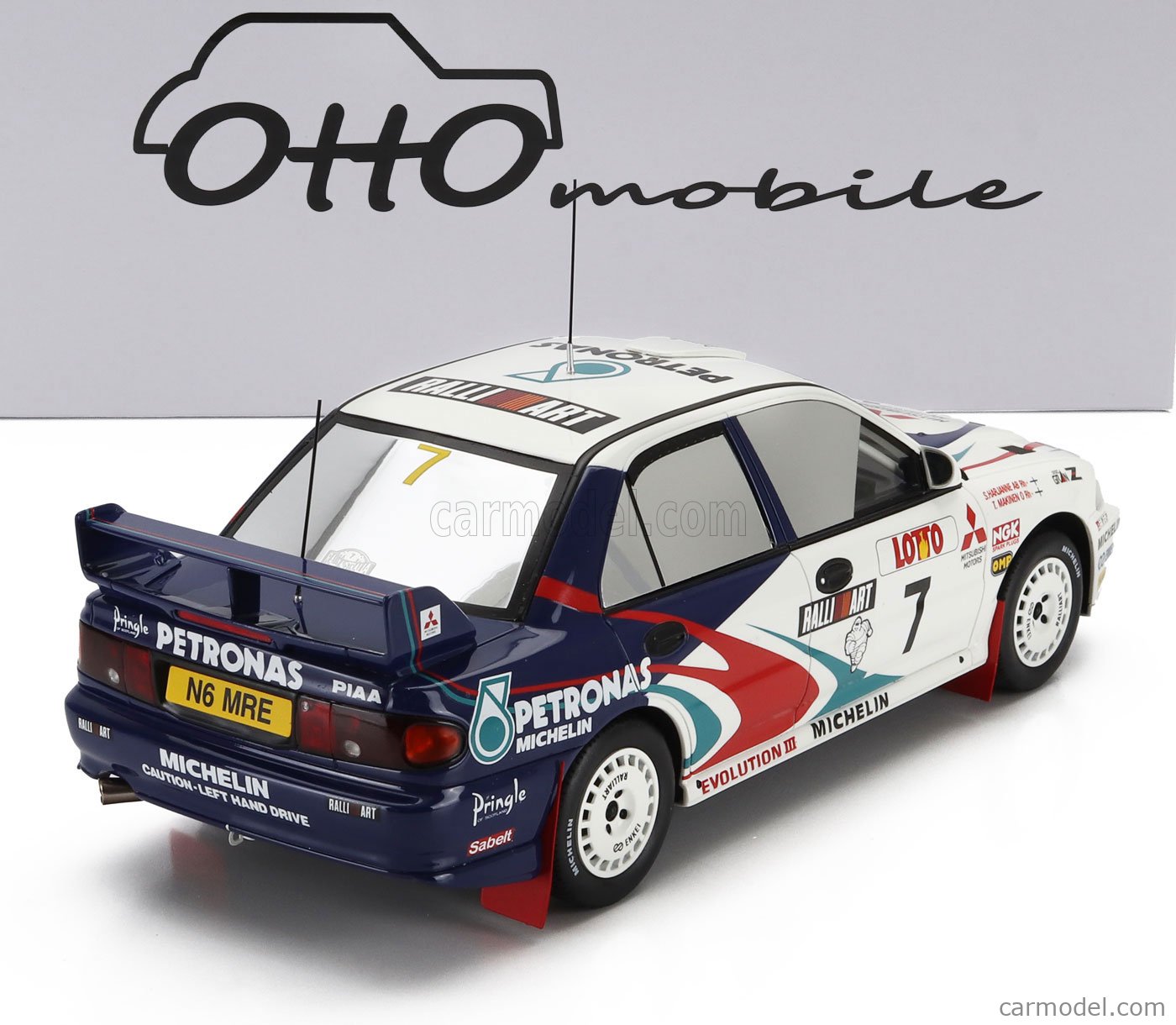 OTTO-MOBILE OT475 Scale 1/18 | MITSUBISHI LANCER EVO III N 7 WINNER ...