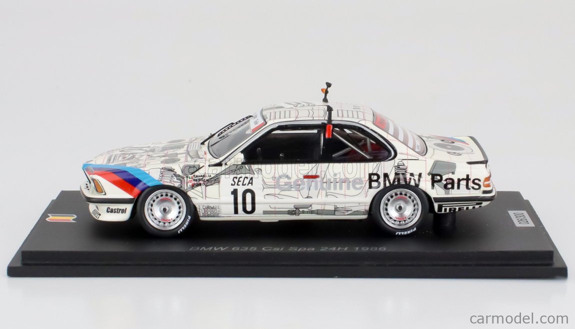 SPARK-MODEL SB667 Scale 1/43 | BMW 6-SERIES 635 CSi M N 10 3rd 24h SPA ...