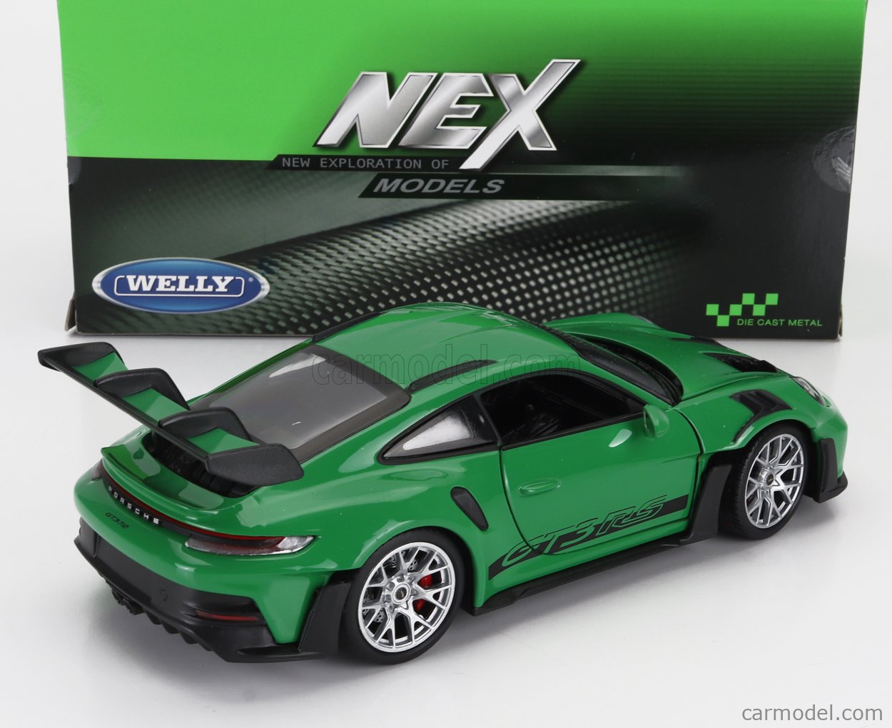 WELLY WE24122GR Scale 1/24 | PORSCHE 911 992 GT3 RS COUPE 2022 GREEN