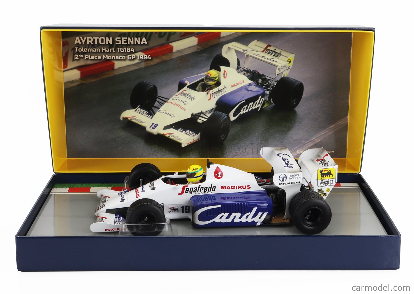 MINICHAMPS 543843819 Scale 1/18 | TOLEMAN F1 TG184 HART TURBO N 19 2nd ...