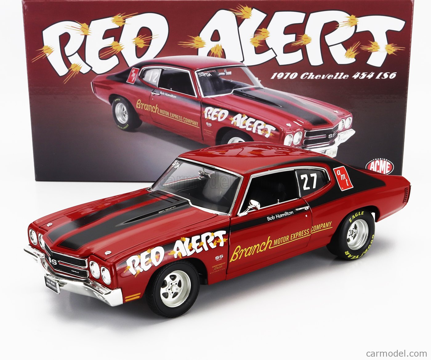 ACME-MODELS A1805526 Scale 1/18 | CHEVROLET CHEVELLE LS6 COUPE RED ...