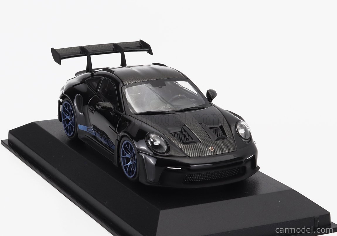 MINICHAMPS 413062122 Scale 1/43 | PORSCHE 911 992 GT3 RS COUPE WEISSACH PACKAGE 2024 - BLUE RIMS ...
