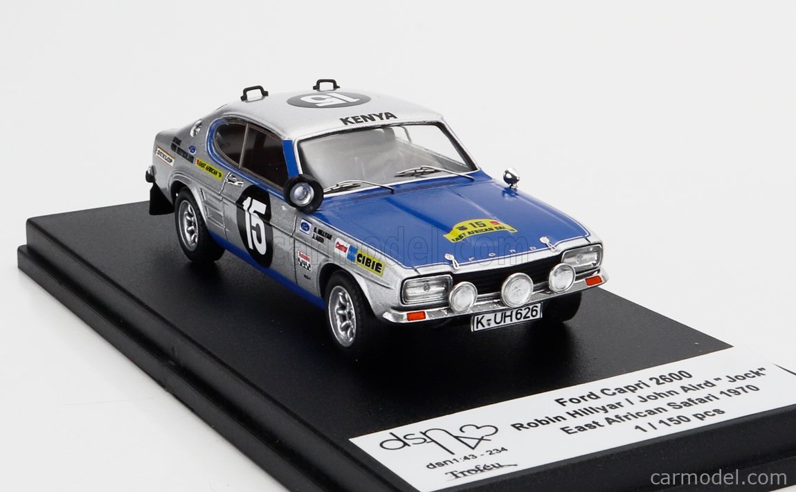 TROFEU TRFDSN234 Echelle 1/43 | FORD ENGLAND CAPRI 2600 (night version ...