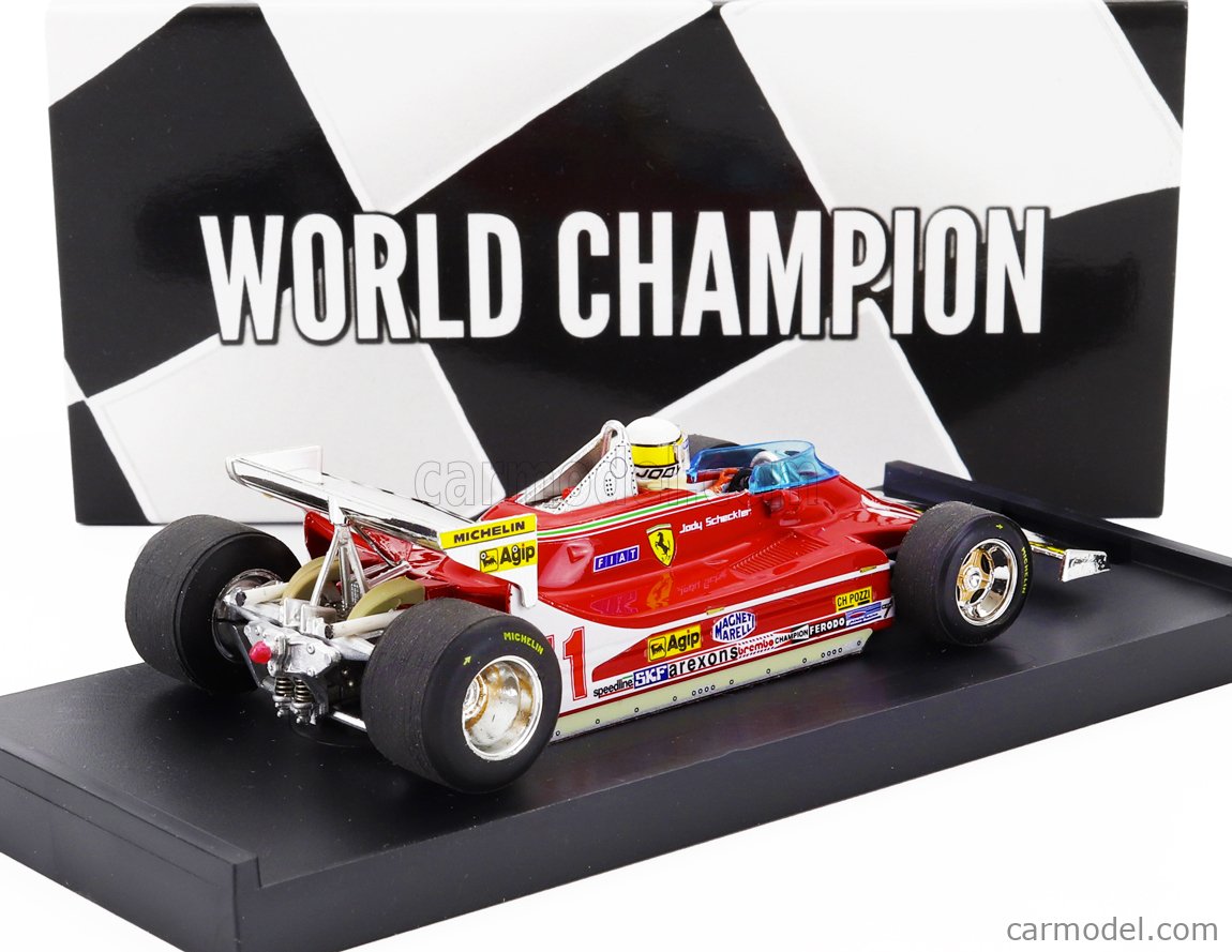 BRUMM R513-CH-UPD-2024 Scale 1/43 | FERRARI F1 312T4 N 11 WORLD ...