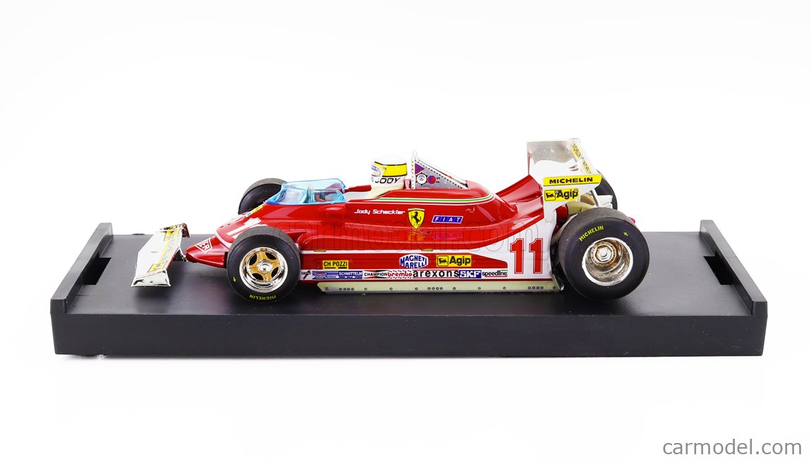 BRUMM R513-CH-UPD-2024 Scala 1/43 | FERRARI F1 312T4 N 11 WORLD CHAMPION WINNER MONACO GP 1979 ...