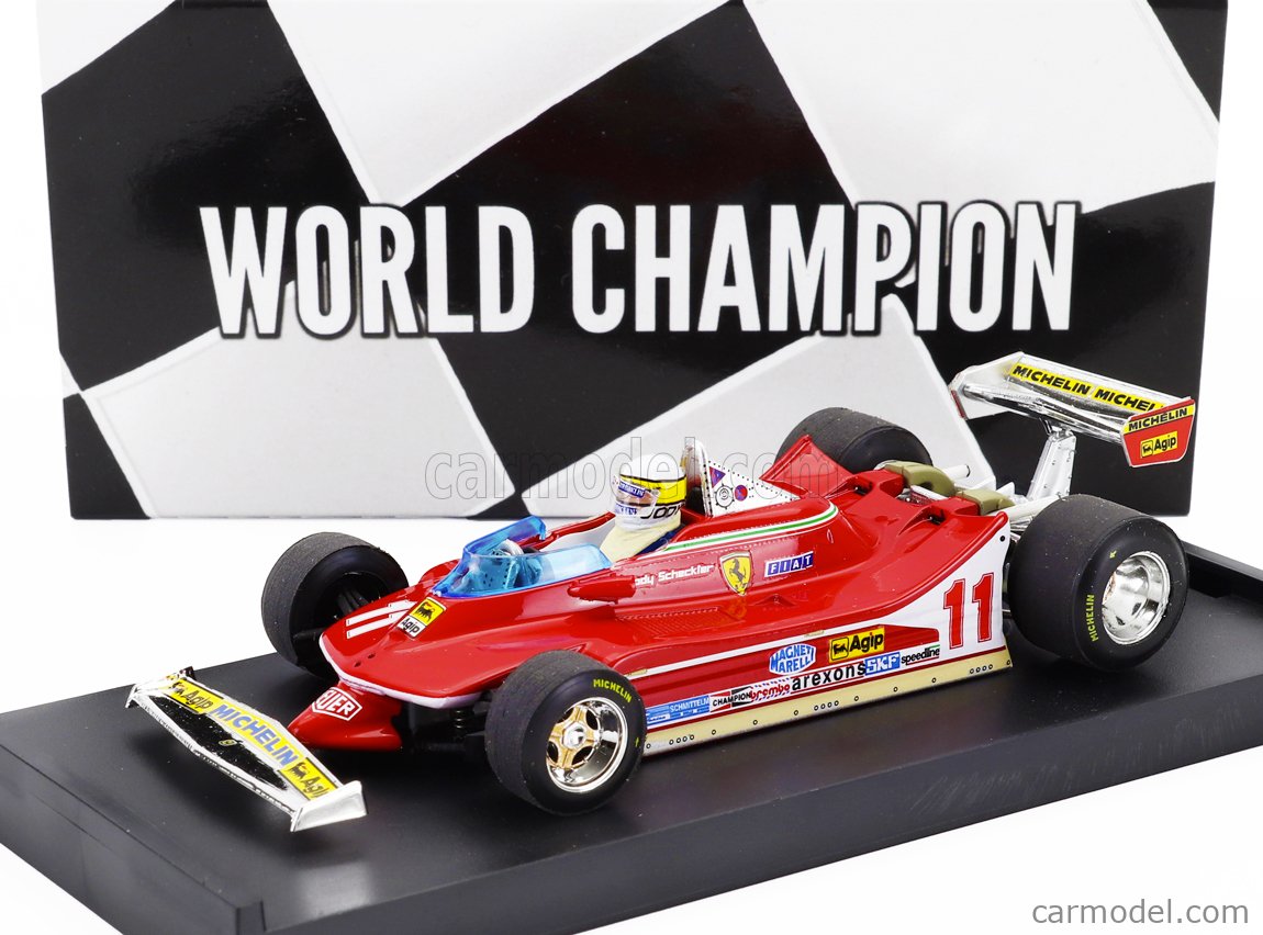 BRUMM R511-CH-UPD-2024 Scale 1/43 | FERRARI F1 312T4 N 11 WORLD ...