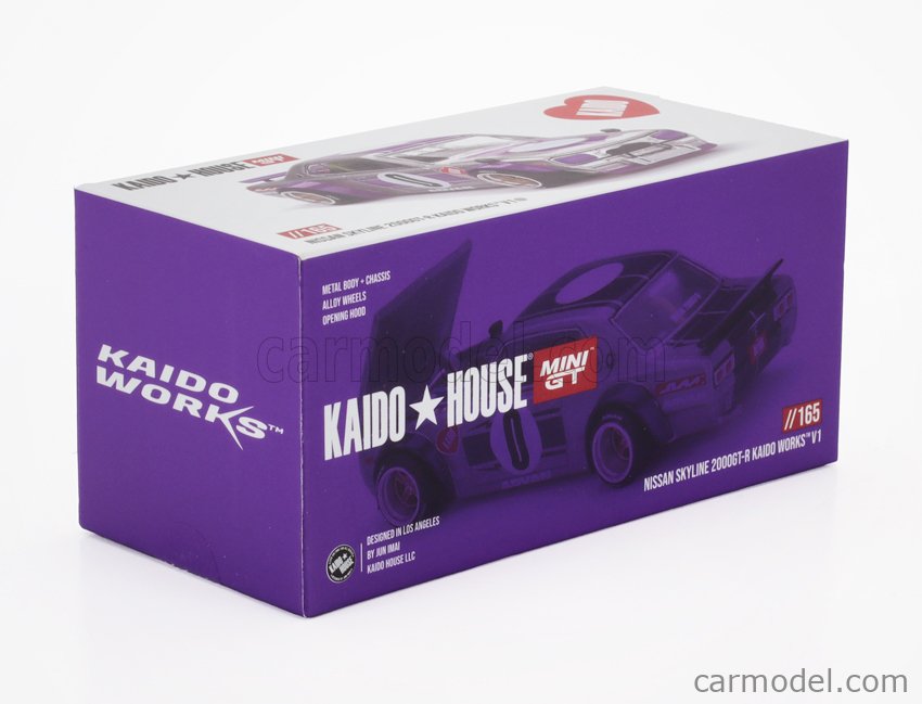 MINI-GT KHMG165 Masstab: 1/64 | NISSAN SKYLINE GT-R (KPGC10) N 0 KAIDO ...