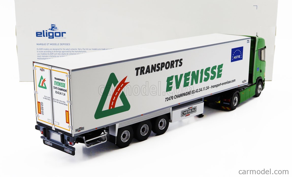 ELIGOR 118204 Scale 1/43 | SCANIA S500 TRUCK SEMI-FRIGO EVENISSE ...