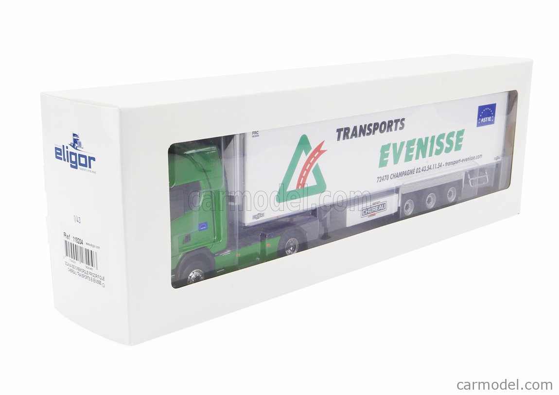 ELIGOR 118204 Scale 1/43 | SCANIA S500 TRUCK SEMI-FRIGO EVENISSE ...