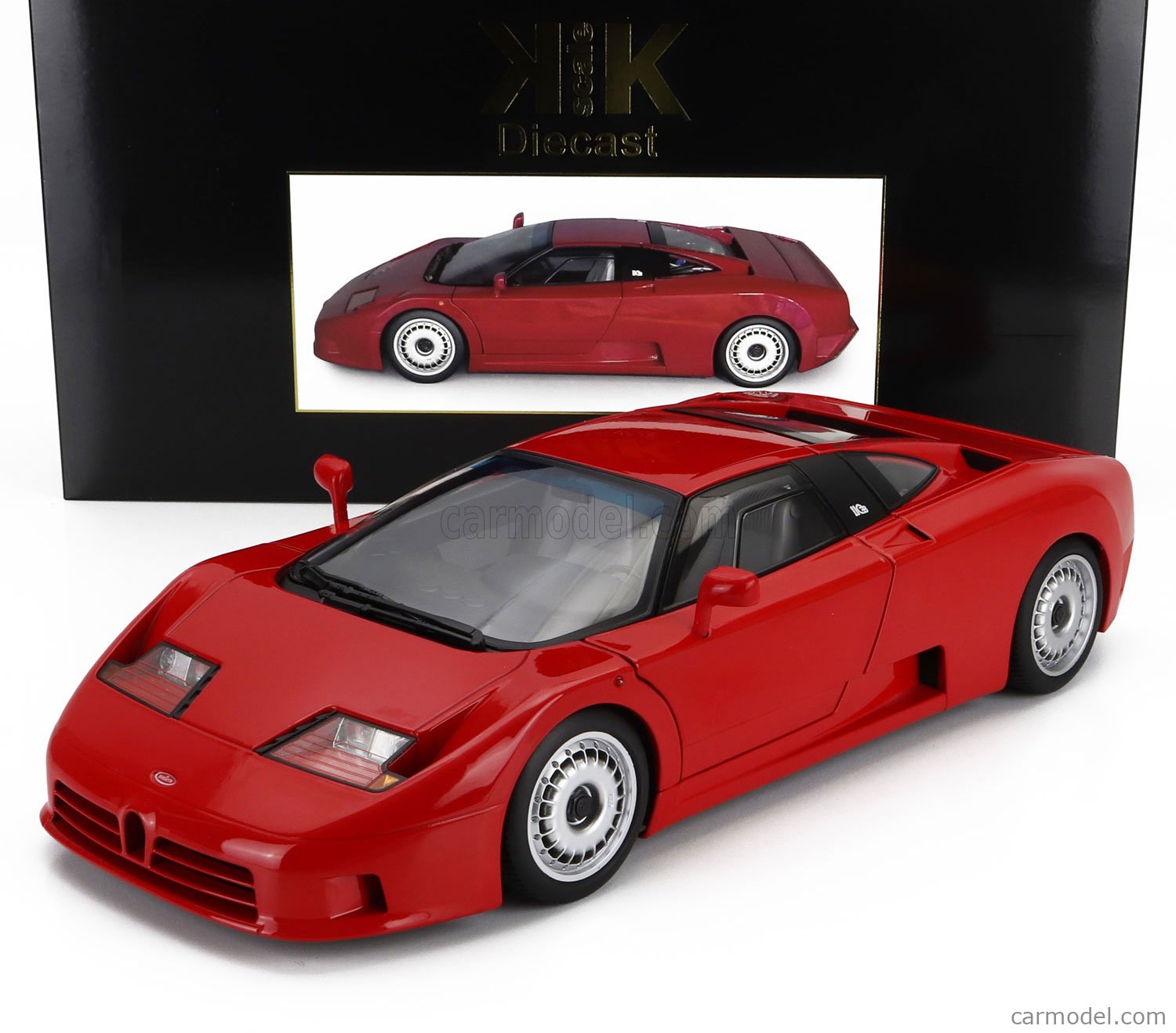 KK-SCALE KKDC120133 Scale 1/12 | BUGATTI EB110 1991 RED