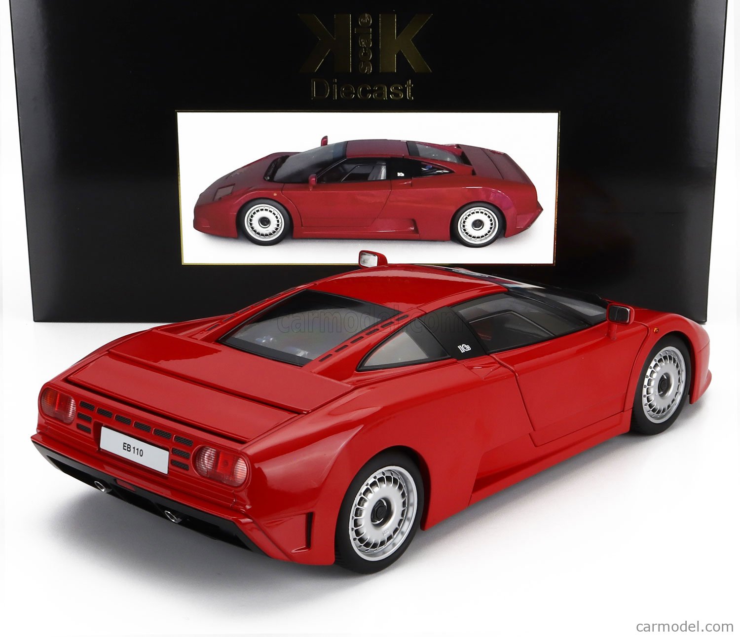 KK-SCALE KKDC120133 Scale 1/12 | BUGATTI EB110 1991 RED