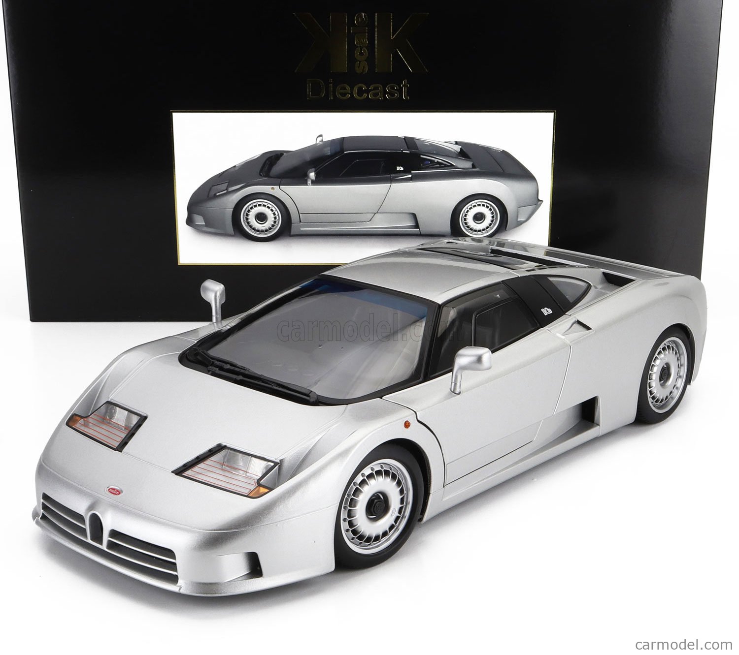 KK-SCALE KKDC120132 Scale 1/12 | BUGATTI EB110 1991 SILVER