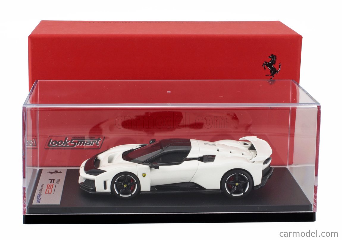 LOOKSMART LS559C Scale 1/43 | FERRARI F80 2024 BIANCO ITALIA - WHITE