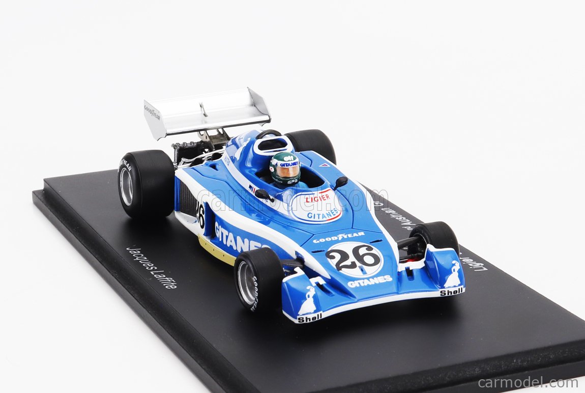SPARK-MODEL S1633 Scale 1/43 | LIGIER JS5 N 26 2nd AUSTRIAN GP 1976 ...