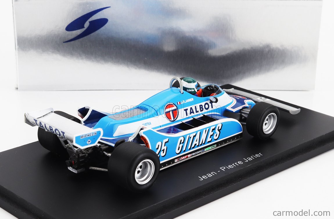 SPARK-MODEL S1634 Echelle 1/43 | LIGIER F1 JS17 N 25 LONG BEACH GP 1981 JEAN PIERRE JARIERE BLUE ...