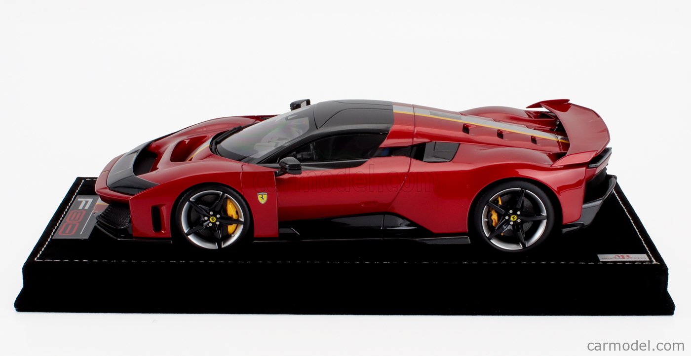 MR-MODELS FE045SE4 Scale 1/18 | FERRARI F80 2024 - CON VETRINA - WITH SHOWCASE ROSSO MAGMA - RED
