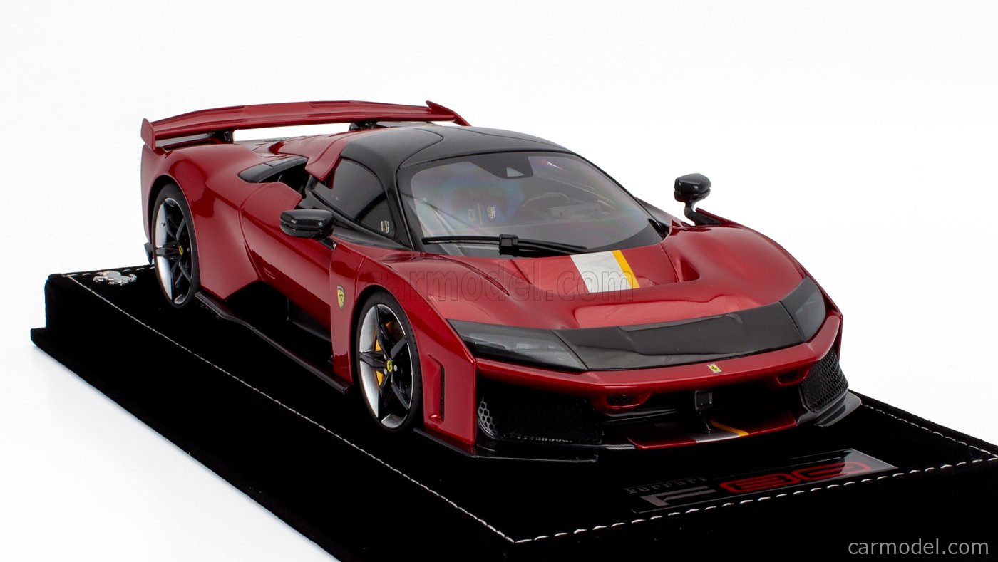MR-MODELS FE045SE4 Scale 1/18 | FERRARI F80 2024 - CON VETRINA - WITH SHOWCASE ROSSO MAGMA - RED