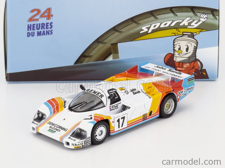 SPARK-MODEL Y320 Scale 1/64 | PORSCHE 956 2.6L TWIN TURBO TEAM PORSCHE ...