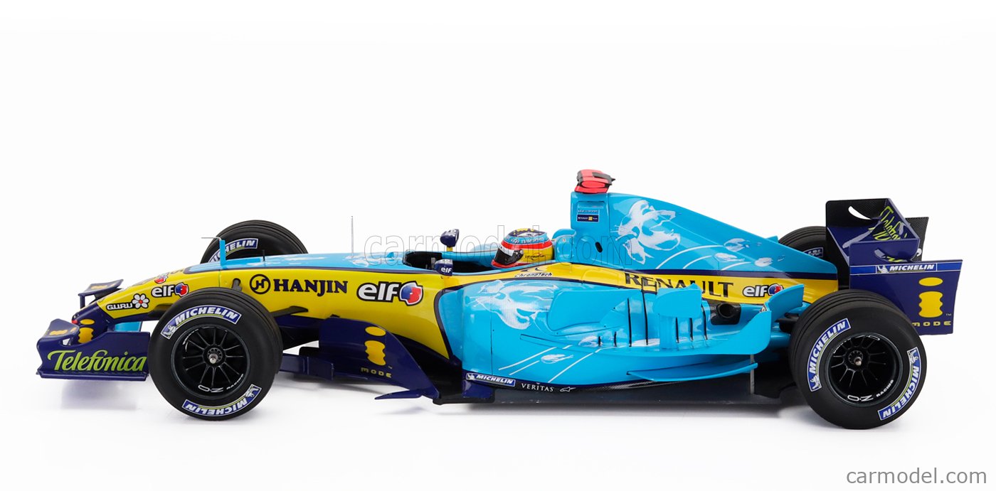 MINICHAMPS 147051105 Scale 1/18 | RENAULT F1 R25 TEAM MILD SEVEN RENAULT N 1 WORLD CHAMPION 2nd ...