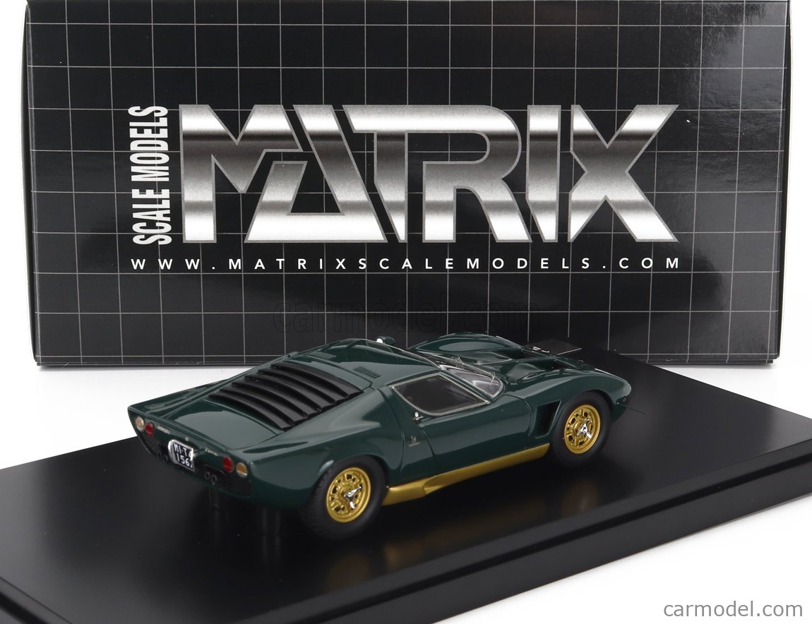 MATRIX SCALE MODELS MX51207-011 Scale 1/43 | LAMBORGHINI MIURA P400S ...