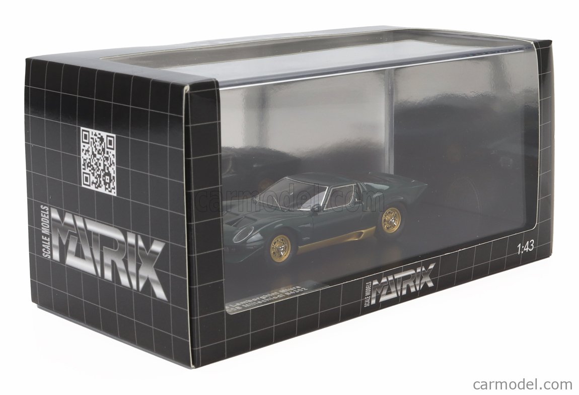 MATRIX SCALE MODELS MX51207-011 Scale 1/43 | LAMBORGHINI MIURA P400S ...